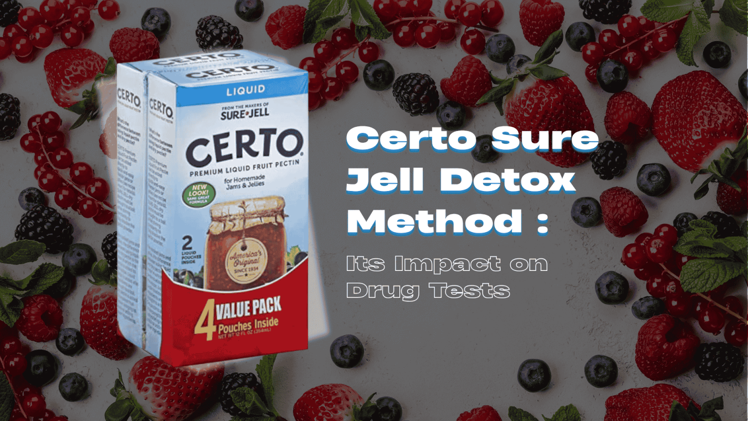 Certo Detox to Pass a Drug Test - Does It Really Work? - Urology Journal